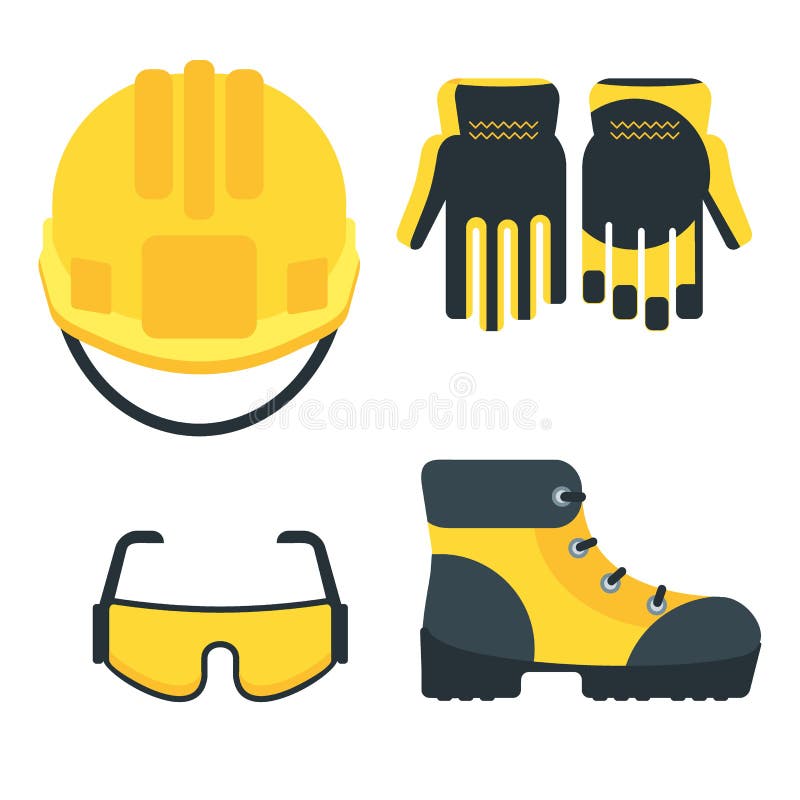 Work Wear And Uniform Set, Vector Isolated Illustration Stock Vector ...
