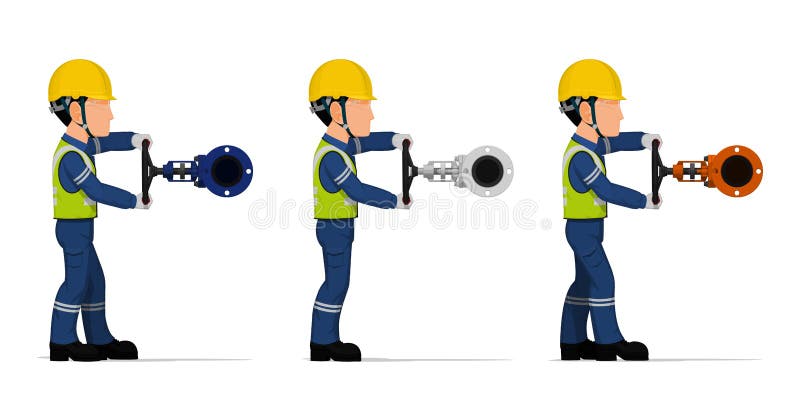 Worker Operating Control Stock Illustrations – 178 Worker Operating ...