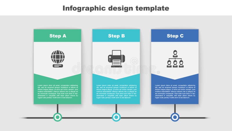 Set Worldwide, Printer and Hierarchy Organogram Chart. Business ...