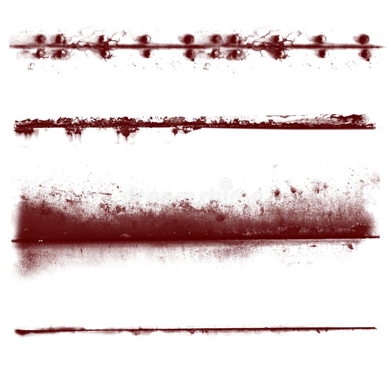 A Set of Wounds and Stitches for the Design. Wound Overlay Effect Stock ...