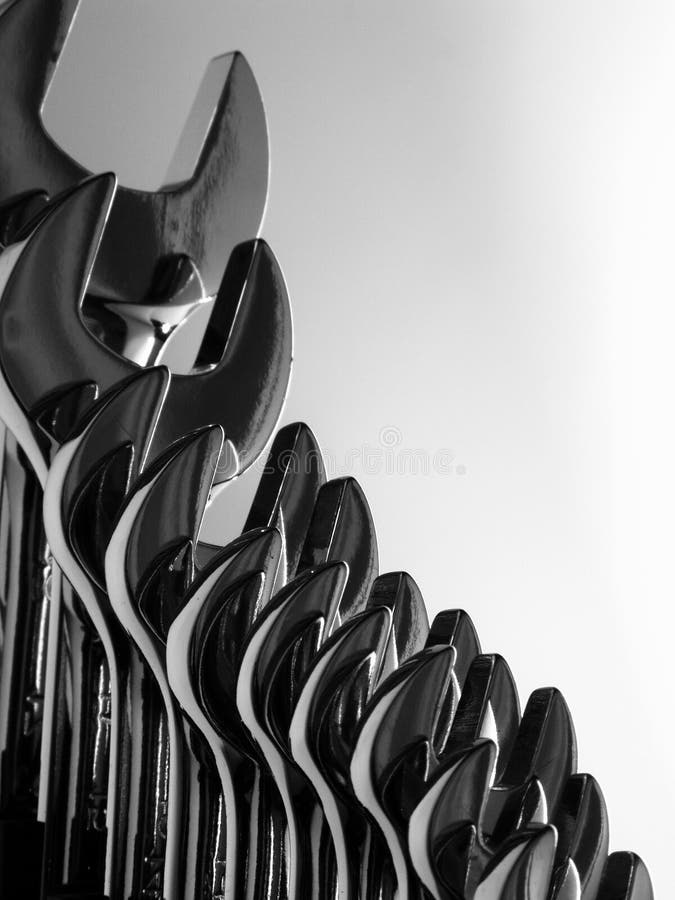 Set of Wrenches stock photo. Image of automotive, tool - 960288