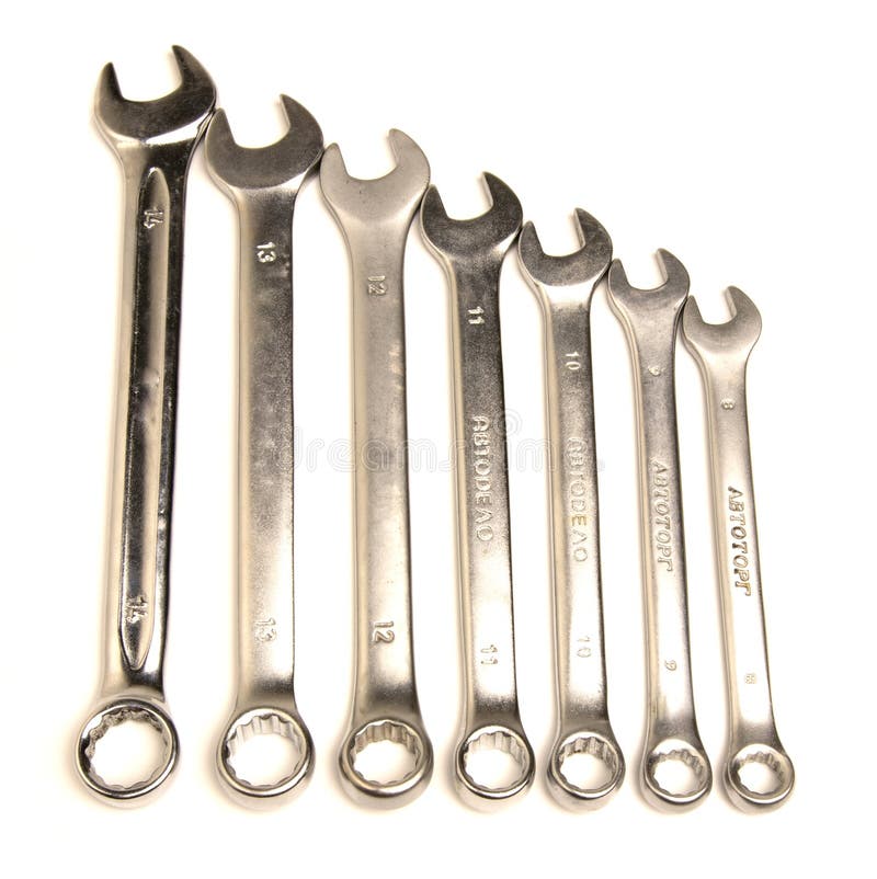 Set of wrenches stock image. Image of hardware, steel - 156878371
