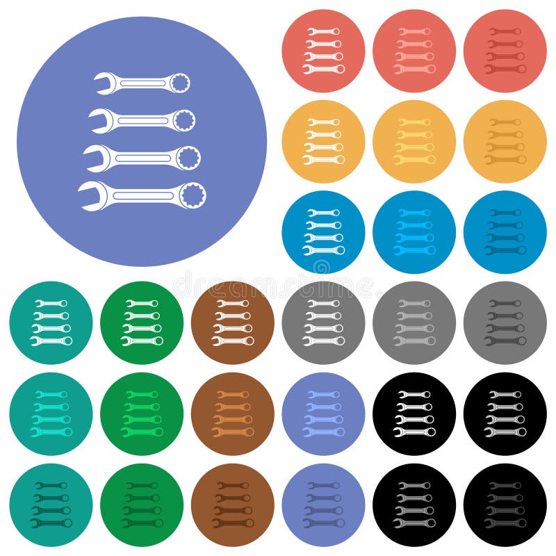 Colored Wrenches Stock Illustrations – 87 Colored Wrenches Stock ...
