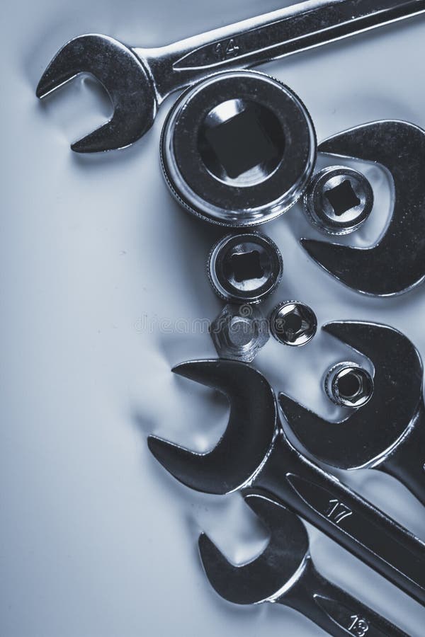Set of wrenches. Tools stock image. Image of spanner - 59721159