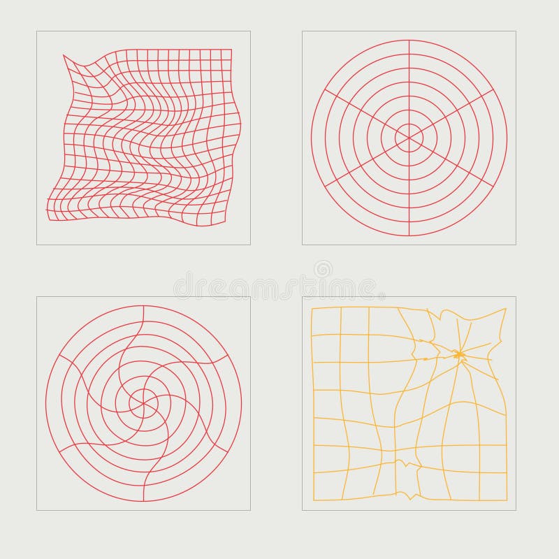 Set of Y2K Style Vectors of Objects. Large Set of Retro Objects for ...
