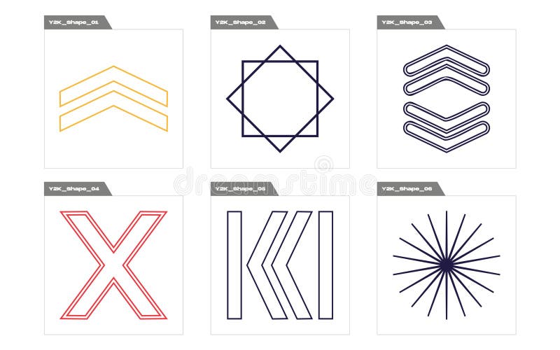 Y2k Style Icons Stock Illustrations – 772 Y2k Style Icons Stock ...