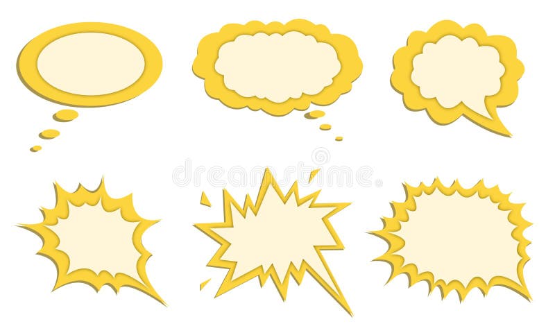 Set of Clouds. Fog after Explosion Set. Vector Illustration Collection ...