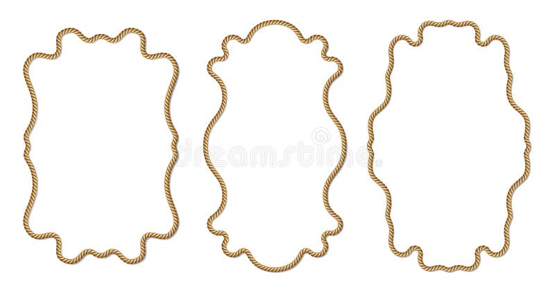 Yellow Twisted Rope Border Set White Stock Illustrations – 75 Yellow ...