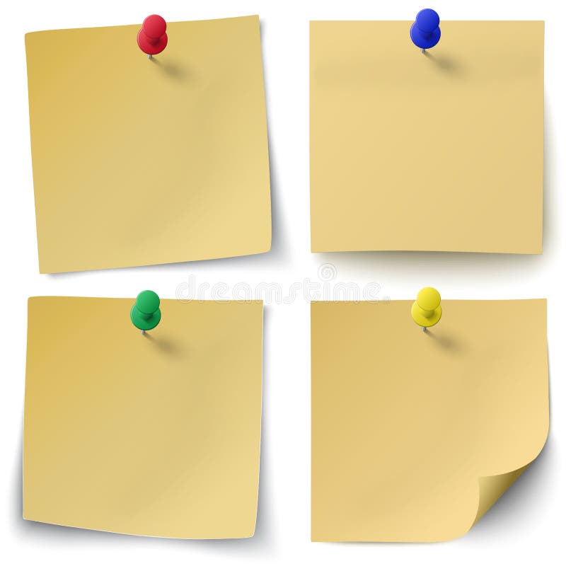 Sign Blank Paper Push Pins Stock Illustrations – 102 Sign Blank Paper ...
