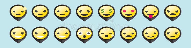 Here Location Pointer Sign Illustration Stock Illustration ...