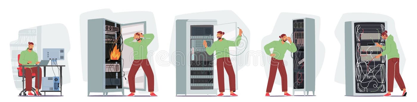 Admin Server Rack Stock Illustrations – 200 Admin Server Rack Stock ...