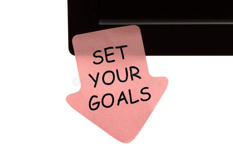 Set Your Goals stock photo. Image of plan, business - 148257782
