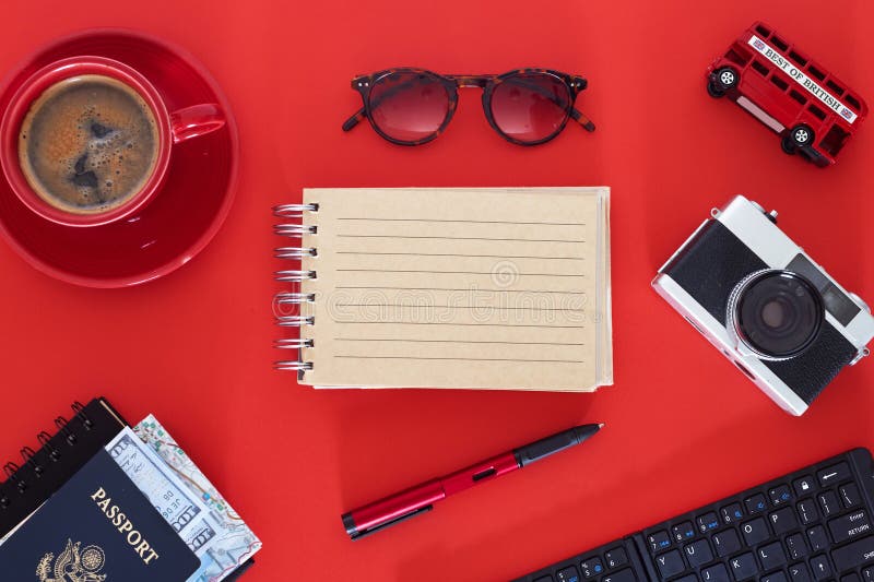 Set Your Sights on the Next Adventure. Creative Composition of Travel ...