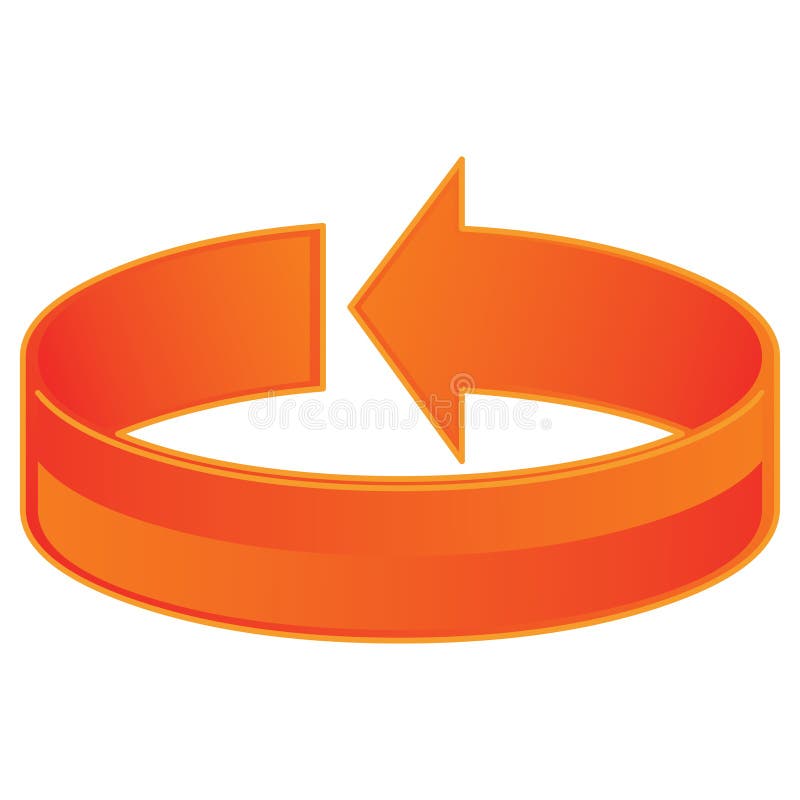 Seta 3d brilhante ilustração do vetor. Ilustração de forma - 14268989