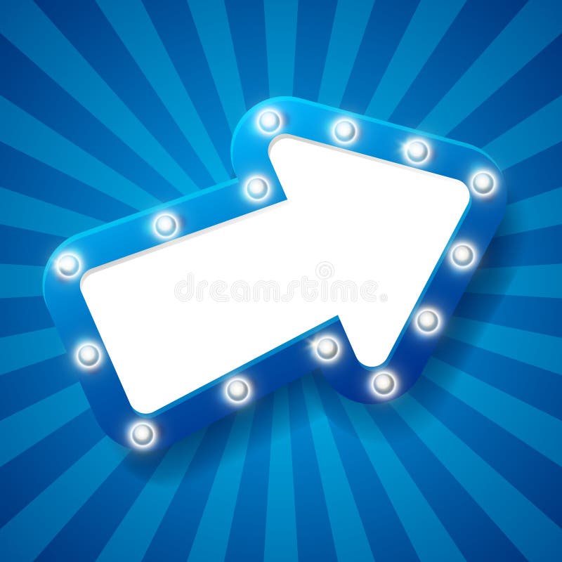 Seta Azul Com As Ampolas Brilhantes Ilustração do Vetor - Ilustração de ...