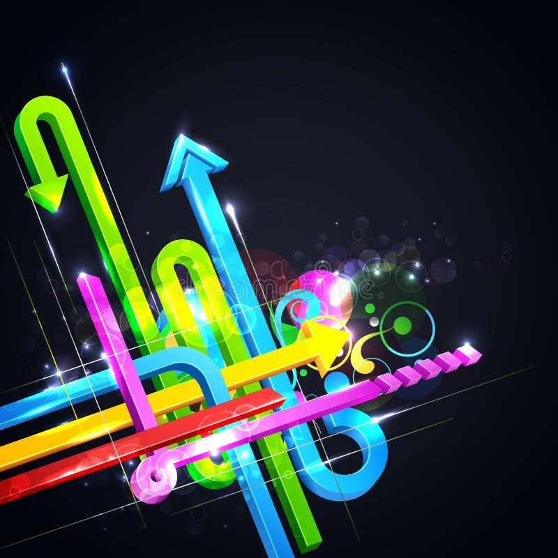 Seta colorida ilustração do vetor. Ilustração de elegante - 27811469