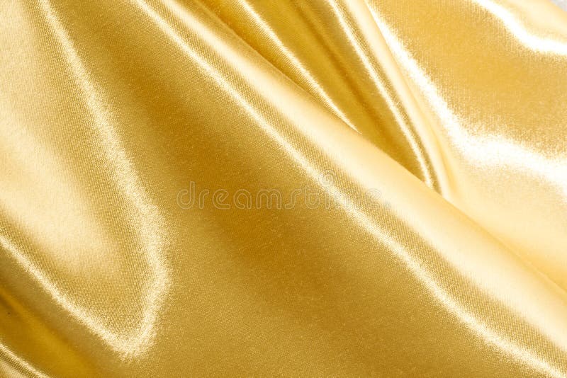 Seta dorata immagine stock. Immagine di raso, liscio - 37935853