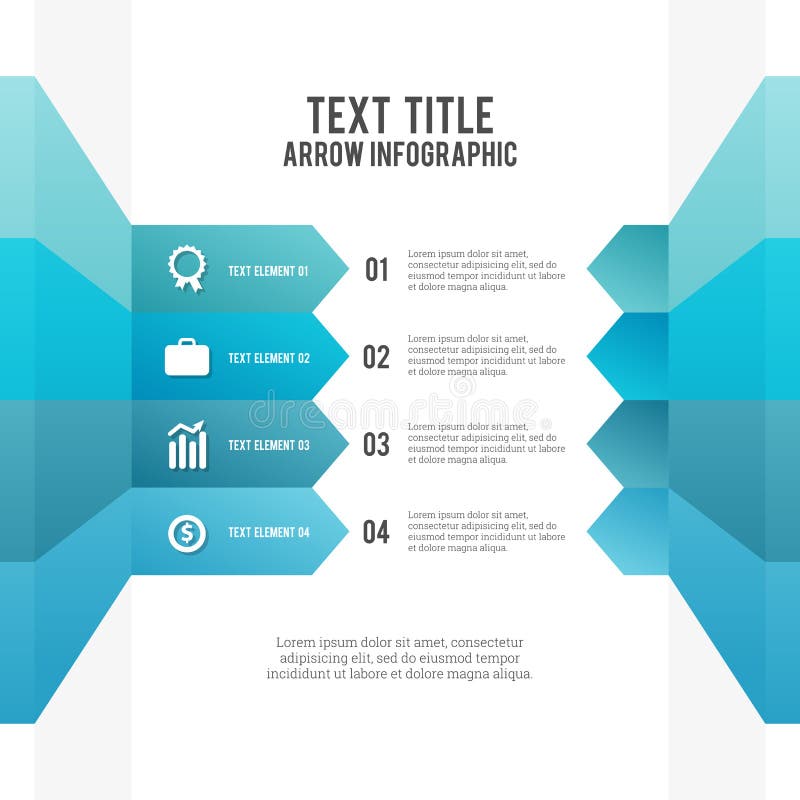 Seta Infographic ilustração do vetor. Ilustração de vetor - 41750783