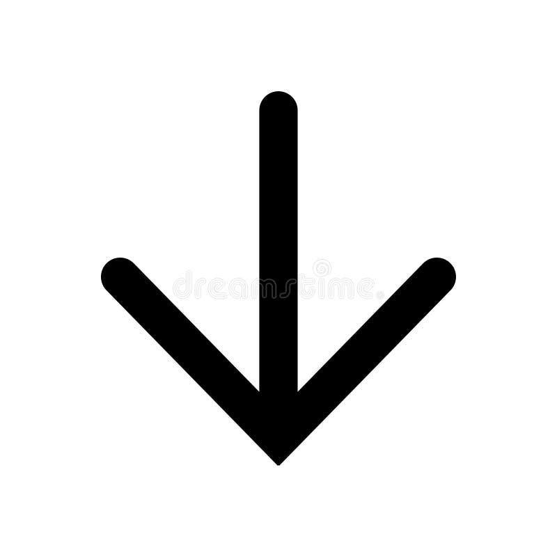 Seta Para a Esquerda Para Cima Ilustração do Vetor - Ilustração de ...