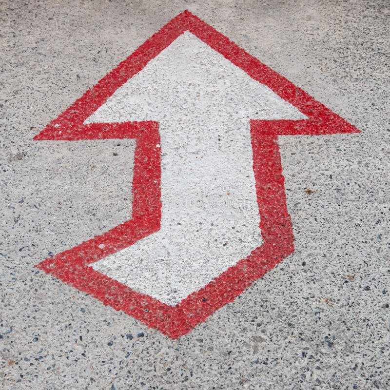 Setas, a estrada foto de stock. Imagem de sentido, linha - 39453818