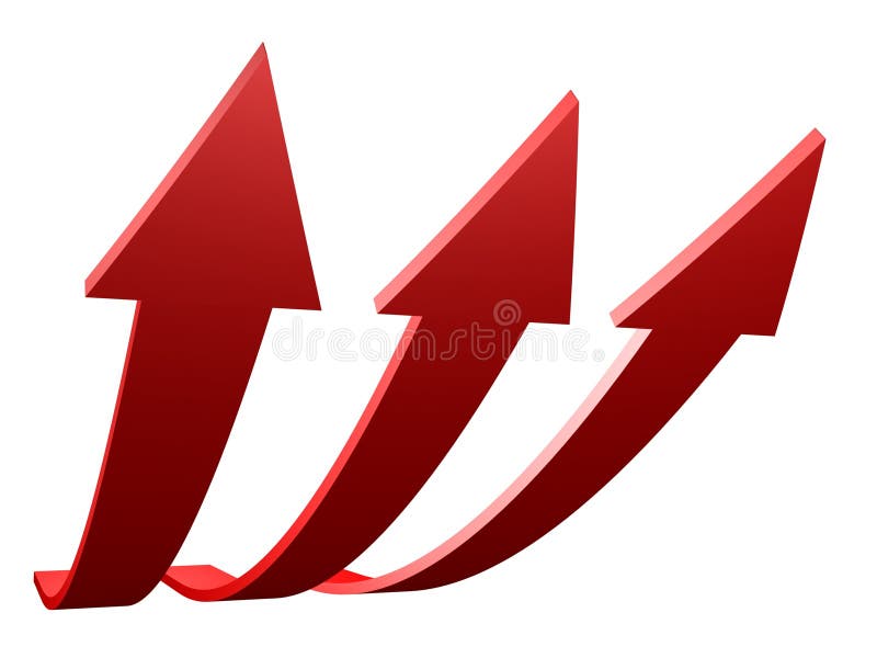 Da Direita Para a Esquerda Acima Das Setas Para Baixo Vermelhas Do ...