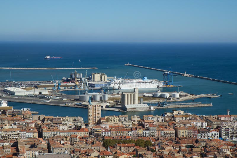 Sete, Little Town in France Stock Photo - Image of maritimes, provence ...