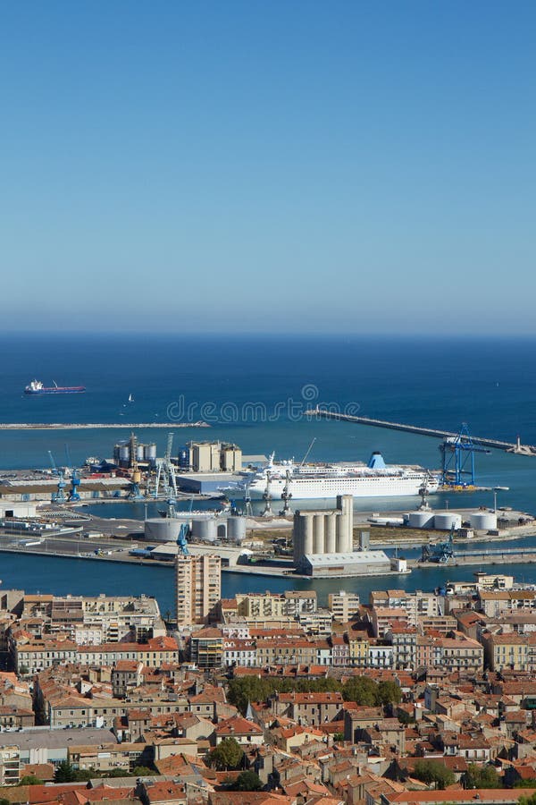 Sete, Little Town in France Stock Photo - Image of mistral, herault ...