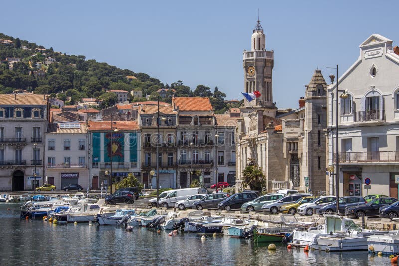 Sete - Riviera Francese - Francia Immagine Stock Editoriale - Immagine ...