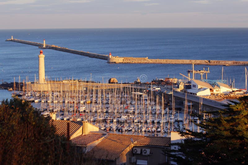 Sete, Stadt in Frankreich stockbild. Bild von tageslicht - 53098253
