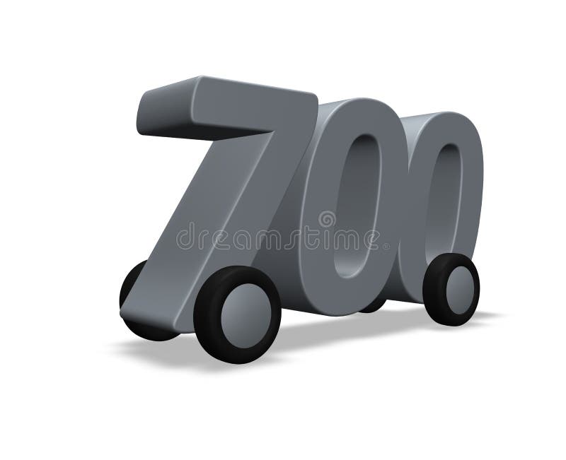 Setecientos Mil Seguidores, Color Rojo Stock de ilustración ...