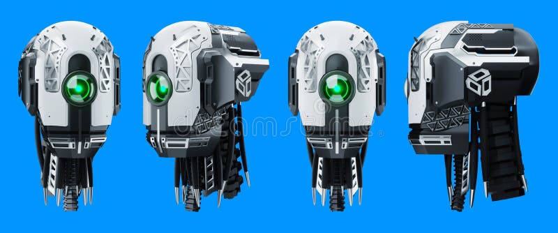 A Cyborg Robot Stretches Its Arms Over Planet Earth, Controlling it ...