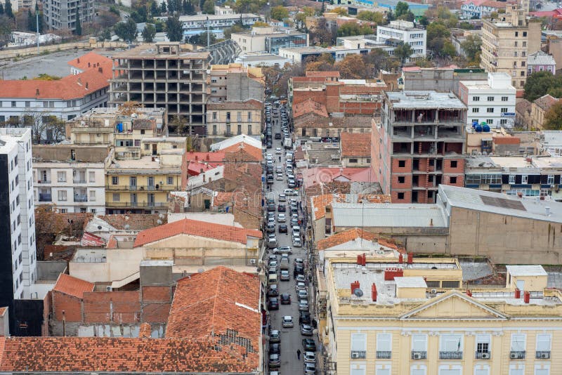Setif Downtown from Park Mall Building. Stock Photo - Image of africa ...