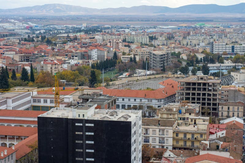 Setif Downtown from Park Mall Building. Stock Photo - Image of algerie ...