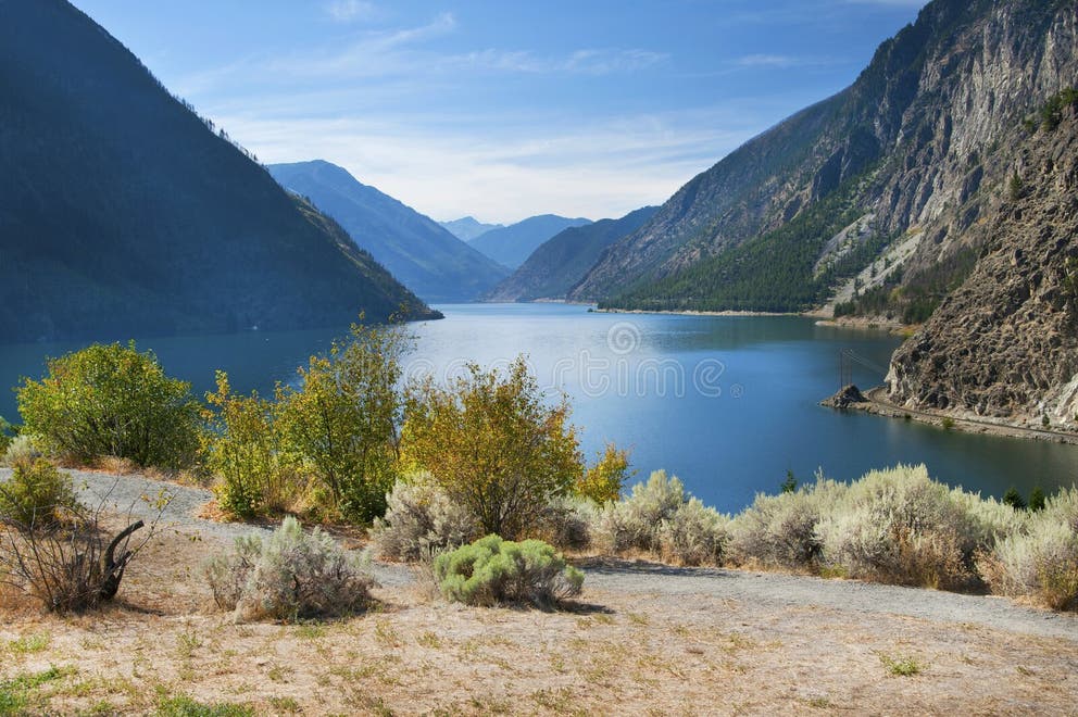 Seton Lake stock image. Image of nature, lake, travel - 34558625