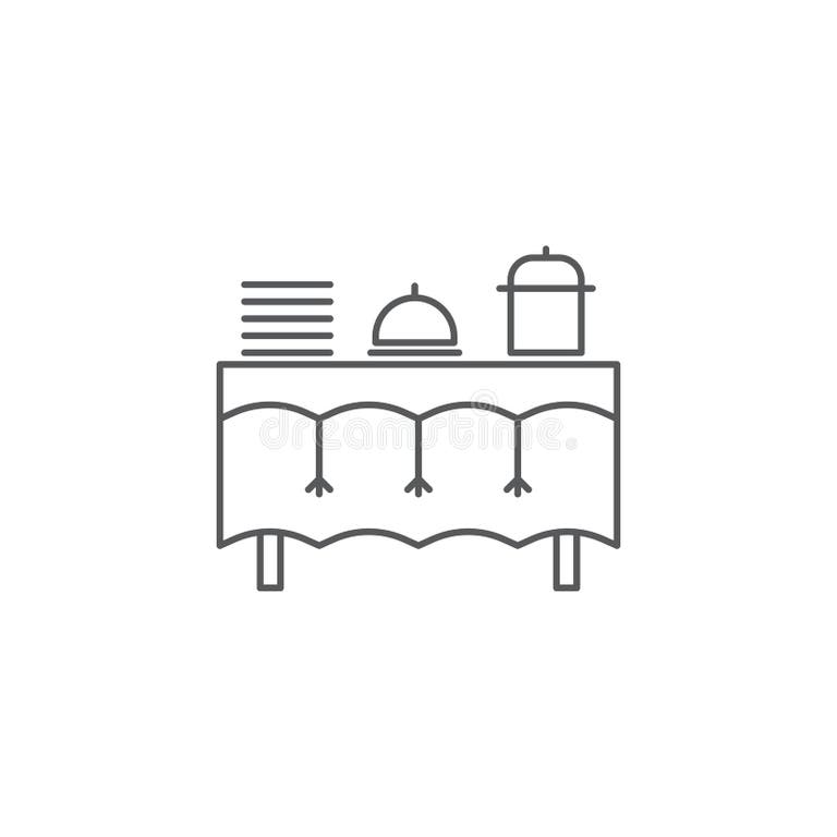 Buffet Service Icon Stock Illustrations – 1,377 Buffet Service Icon ...