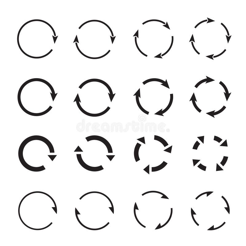 Turning Arrows Vector Stock Illustrations – 1,573 Turning Arrows Vector ...