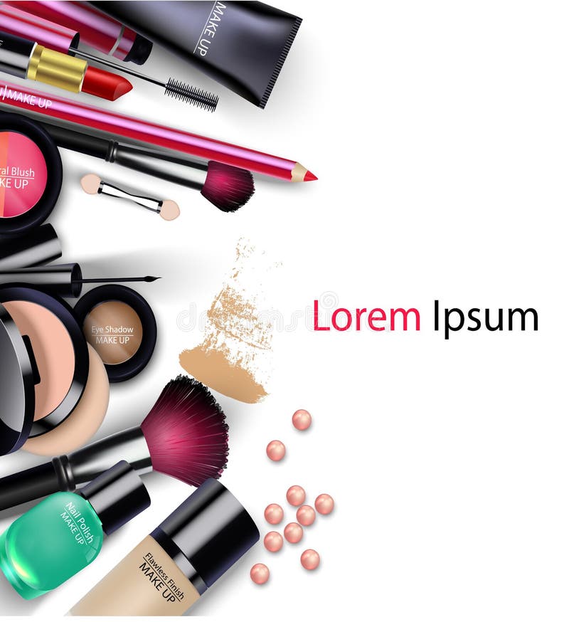 Professional Quality Cosmetics Shop Stylish Vector Logo Stock Vector ...