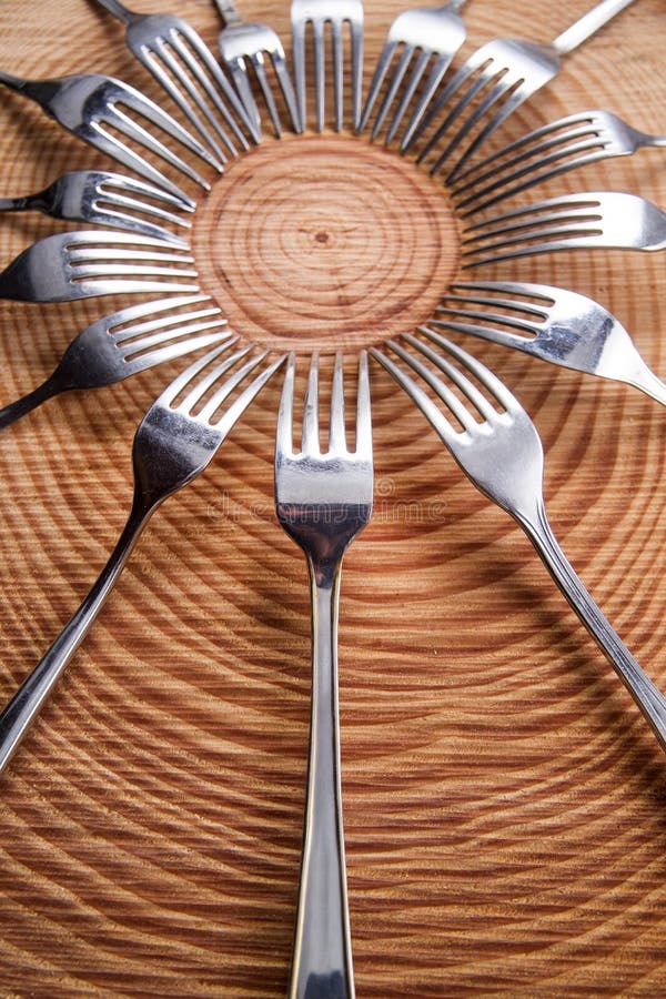 Sets of forks stock photo. Image of serve, accessories - 47221710