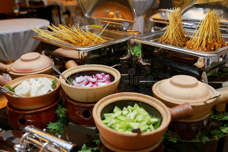 Sets of Satay stock photo. Image of beef, cuisine, sauce - 71072674