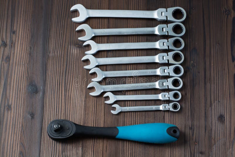 Sets of Various Tools for Performing Numerous Works Stock Image - Image ...