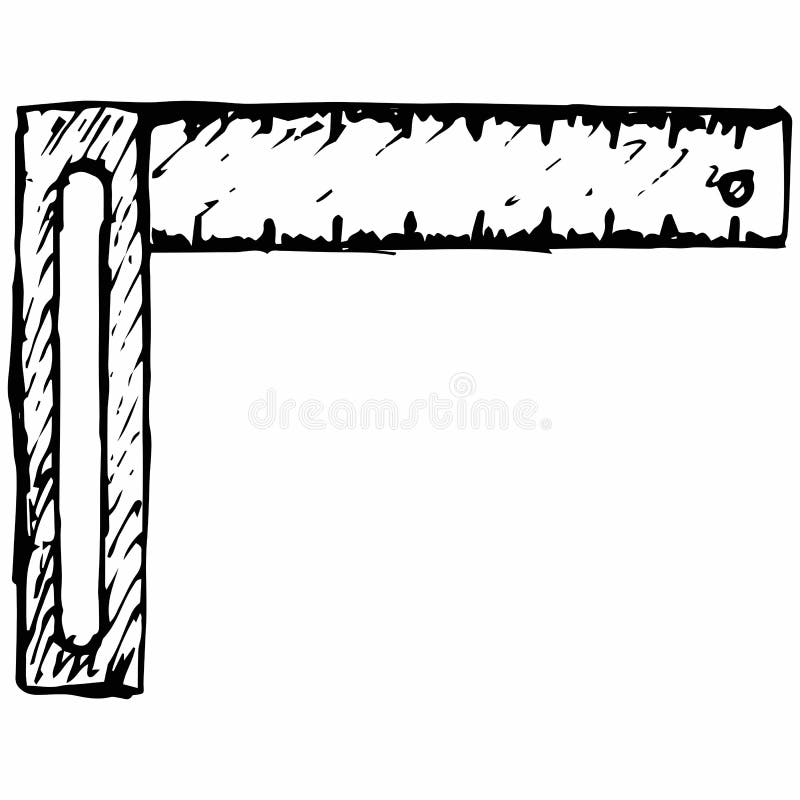 Setsquare symbol stock vector. Illustration of angle - 78165031