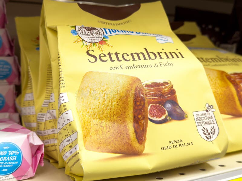 Settembrini Fig Cookies Packaging on Store Shelf Editorial Photo ...