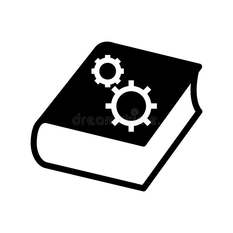 Setting Book Icon, Vector Illustration Stock Vector - Illustration of ...