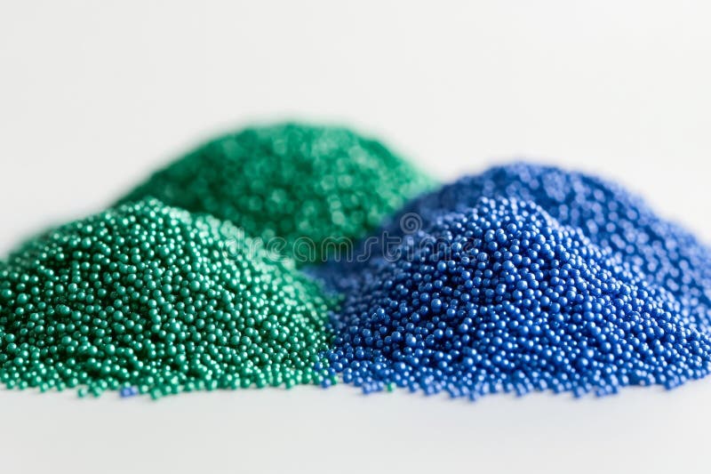 In a Setting that is Both Vibrant and Abstract, Particles of Color Move ...