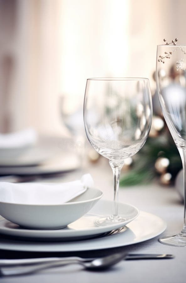 Setting Christmas Table Setting Ideas Stock Image - Image of table ... Setting Christmas Table Setting Ideas Stock Image - Image of table ...
