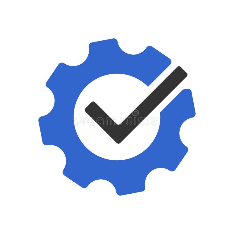 Setting Complete Icon Design Stock Vector - Illustration of cogwheel ...