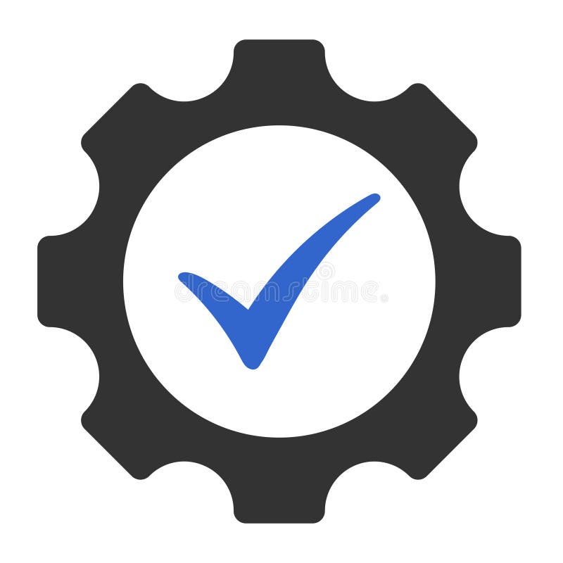 Setting Complete Icon Design Stock Vector - Illustration of confirm ...