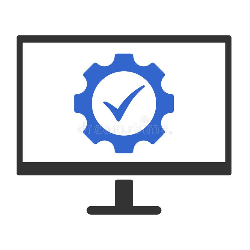 Setting Complete Icon Design Stock Vector - Illustration of cogwheel ...