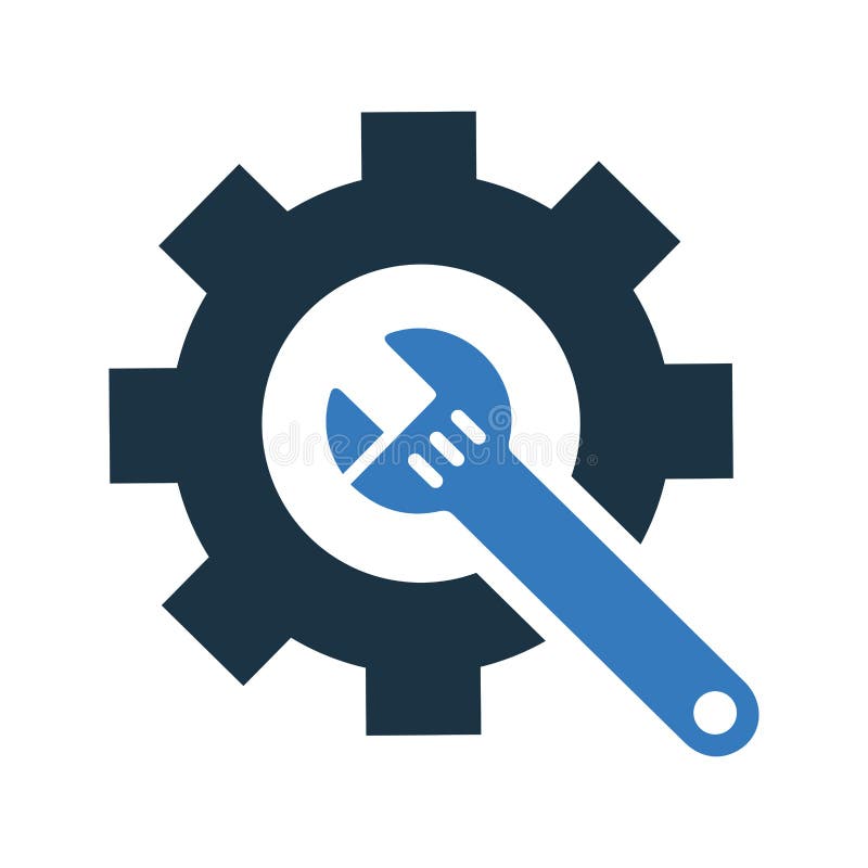 Setting, Configuration, Gear, Repair Tools Icon. Simple Vector on ...