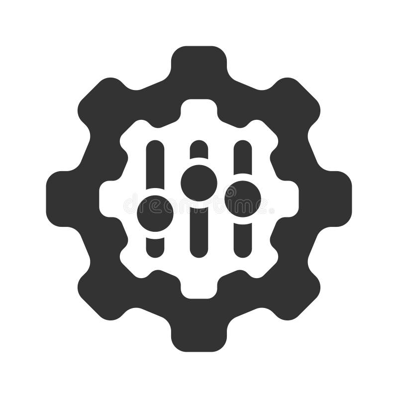 Setting configuration icon stock vector. Illustration of symbol - 268270156